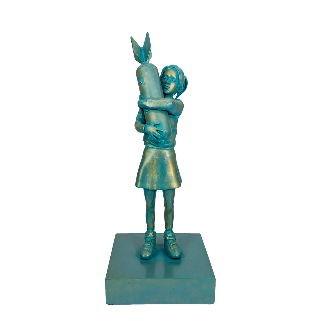 Bomb Hugger Bronze Sculpture #2 | Banksy – ARTELLI